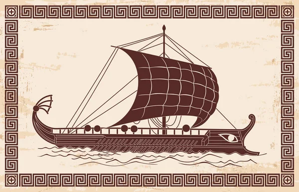 240 Ancient greek boat Vector Images | Depositphotos