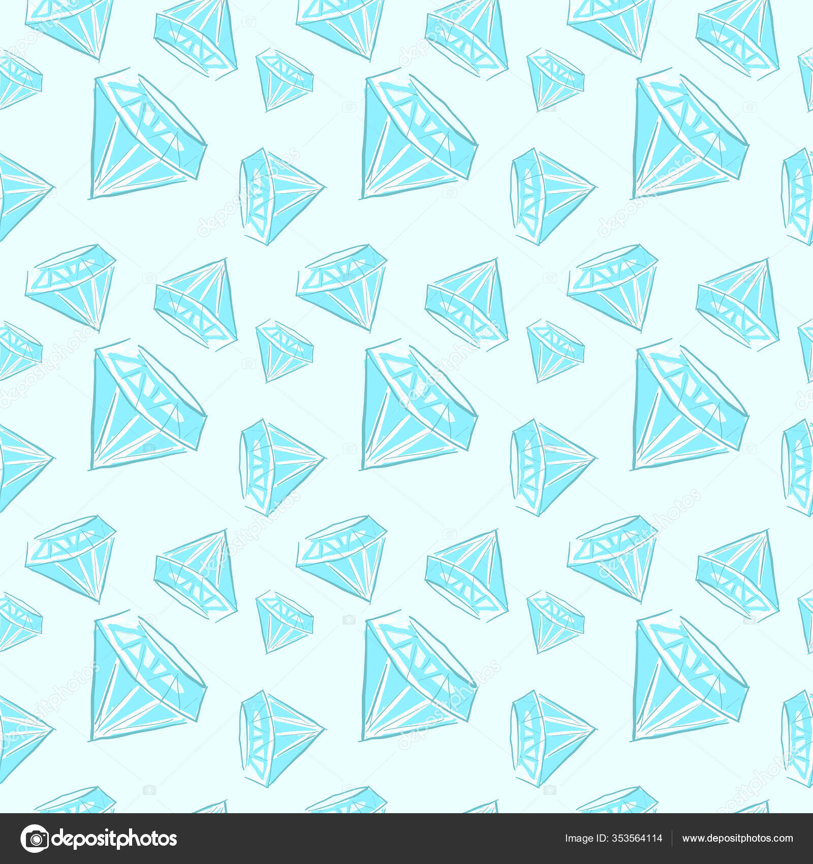 Diamond Wallpaper Illustration Vector White Background Stock Vector by ...