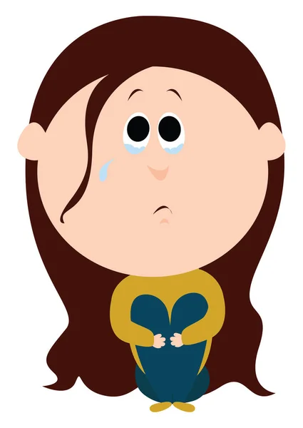 12,462,745 Lonely girl cartoon Vector Images | Depositphotos