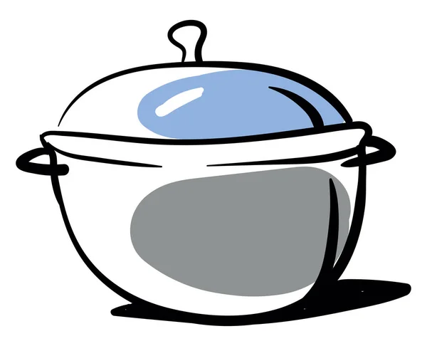 Purple Cooking Pan Illustration Vector White Background Stock Vector by ...