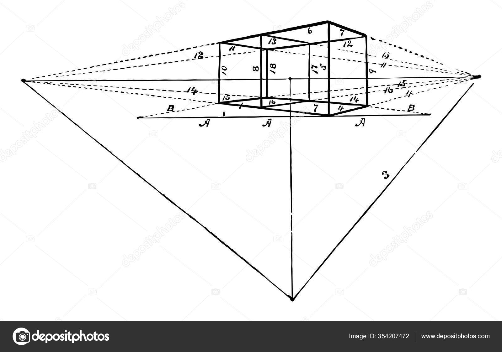 Angular Perspective Two Front Sides Cubes Produced Same Way Increase ...