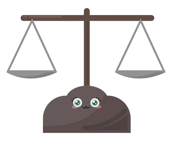 Jury Scale Illustration Vector White Background Stock Vector Image by ...