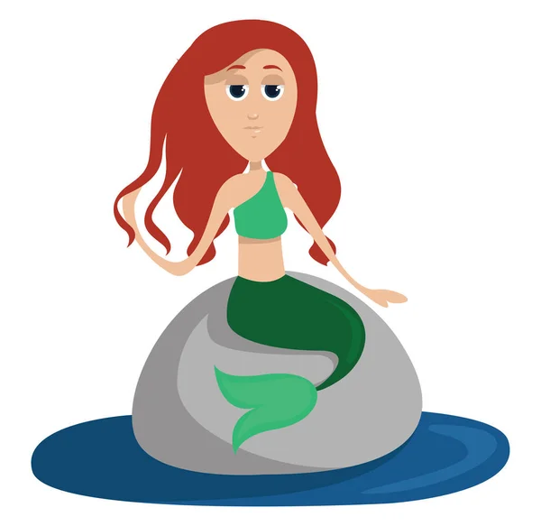 Pretty Mermaids On Rock