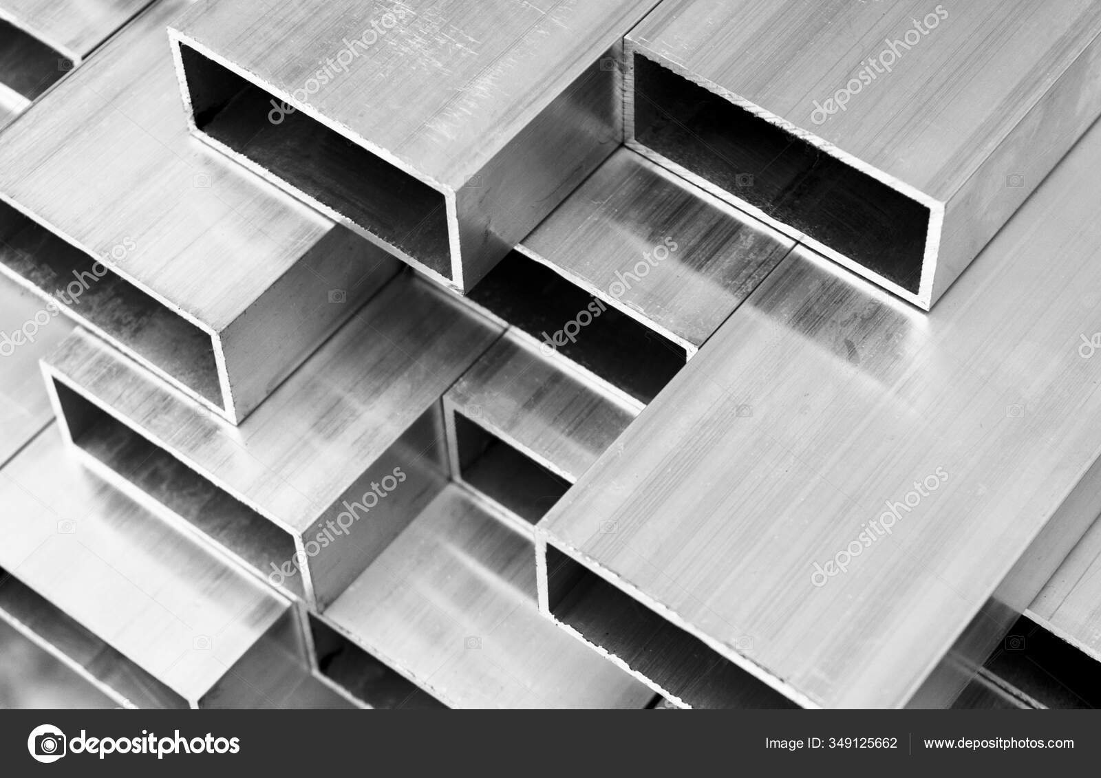 Perfil Aluminio Para Fabricación Ventanas Puertas Formas Estructurales ...