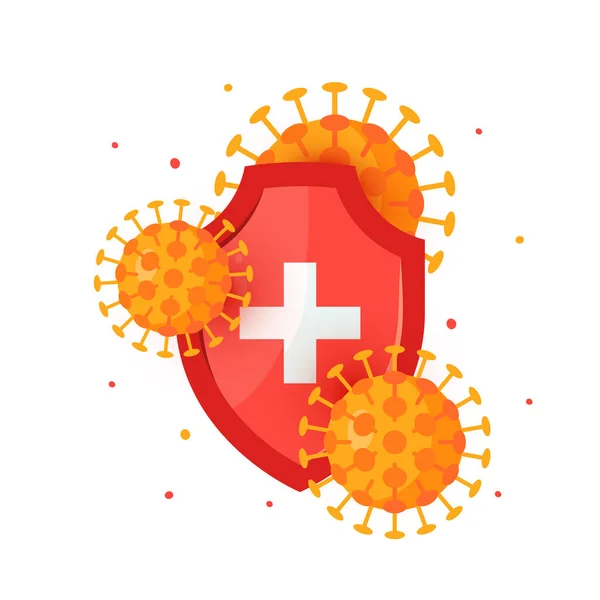 Immune System Vector Concept Simple Colored Icon Stock Vector Image By