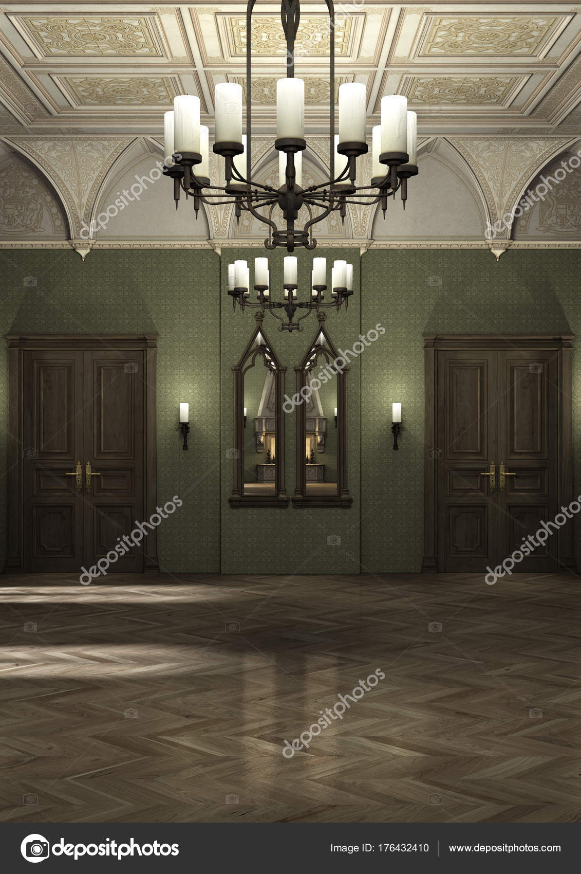 Dark Palace Interior