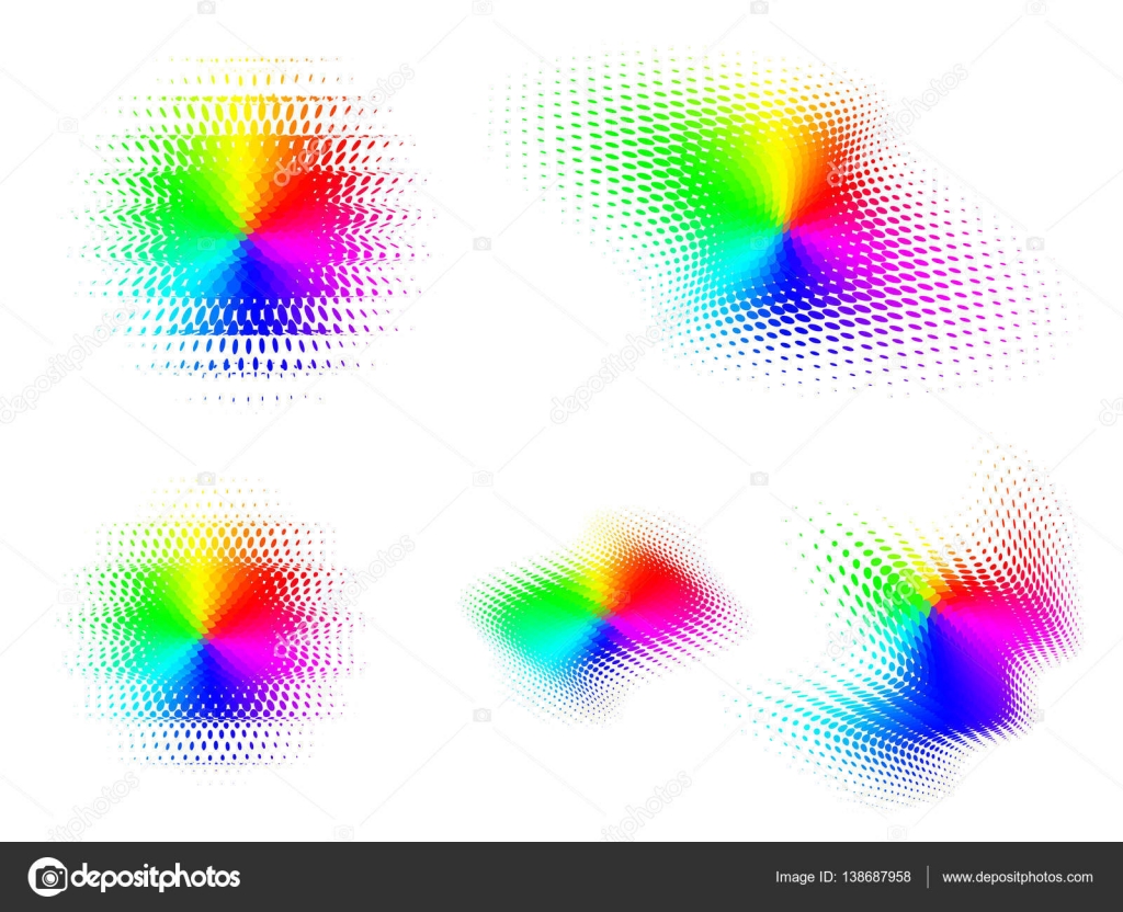 Illusion of spectrum radial gradient Stock Vector by ©Galagraph 138687958