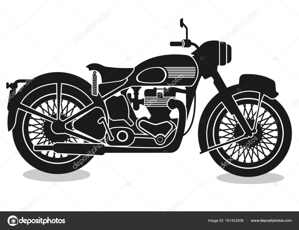 Old vintage motorcycle — Stock Vector © SUHENDRA79 #161433406