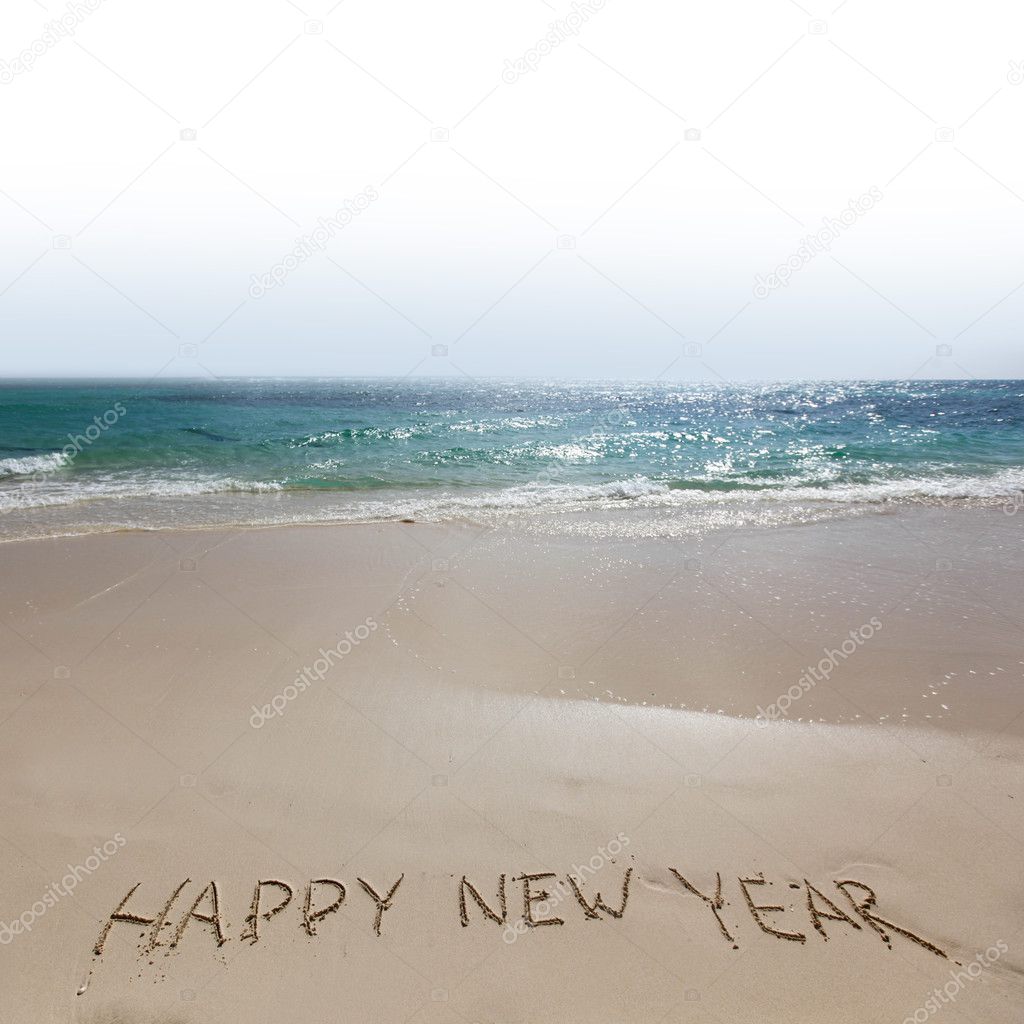 Happy New Year Tropical