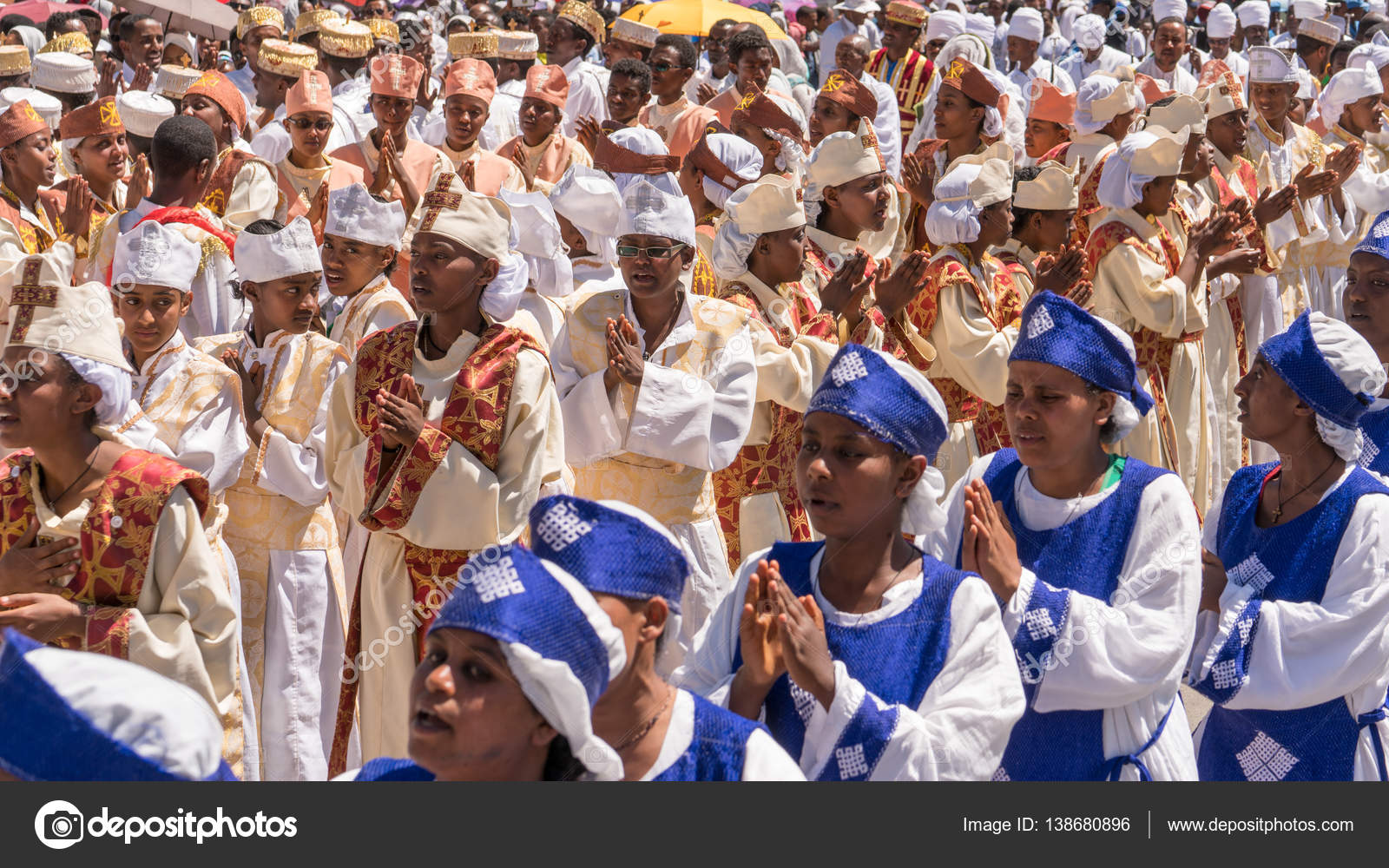 2016 Timket Celebrations in Ethiopia - Medehane Alem Tabot – Stock ...