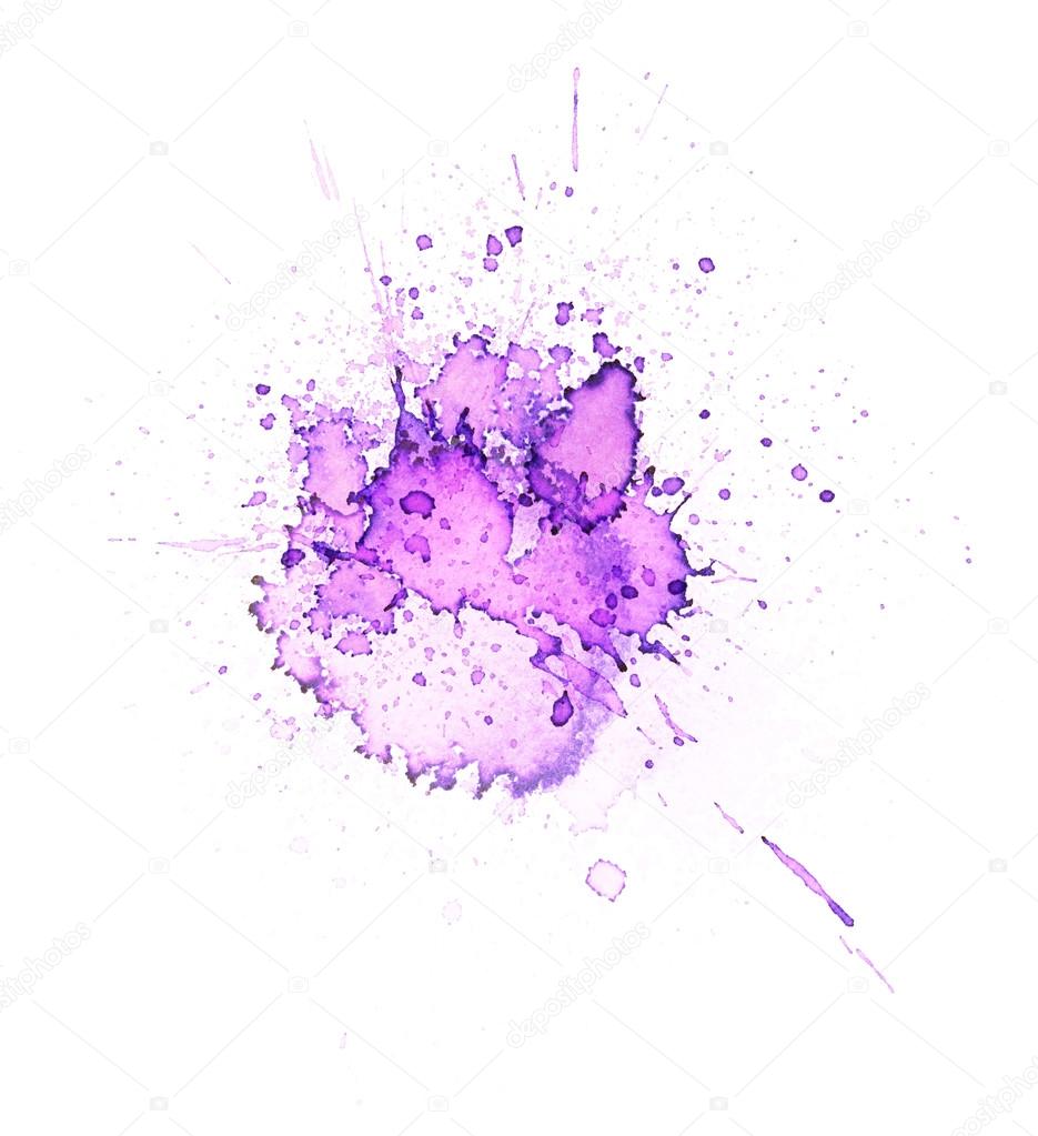 Purple Paint Splash