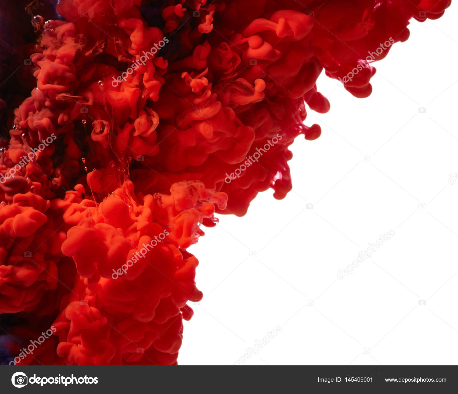 Splash of red paint Stock Photo by ©Nik_Merkulov 145409001