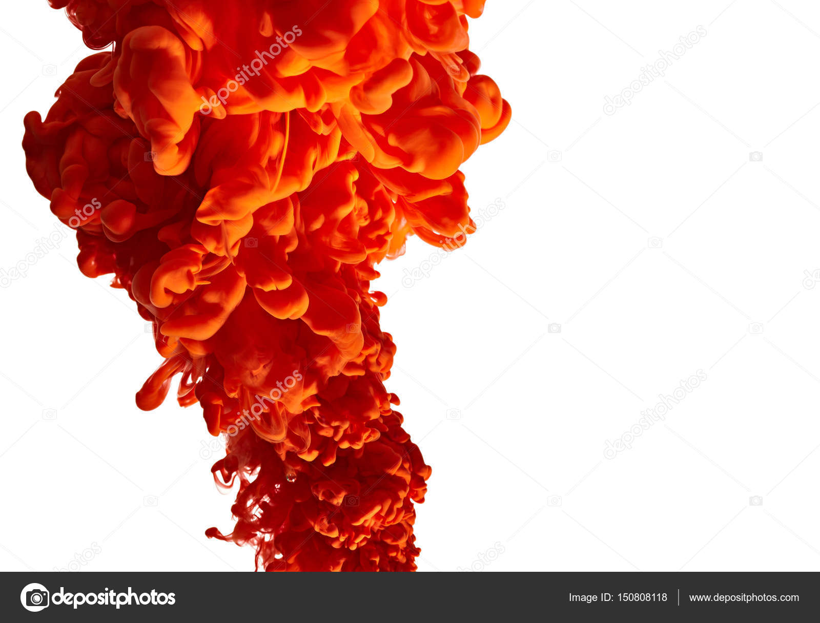 Red ink drop in water Stock Photo by ©Nik_Merkulov 150808118