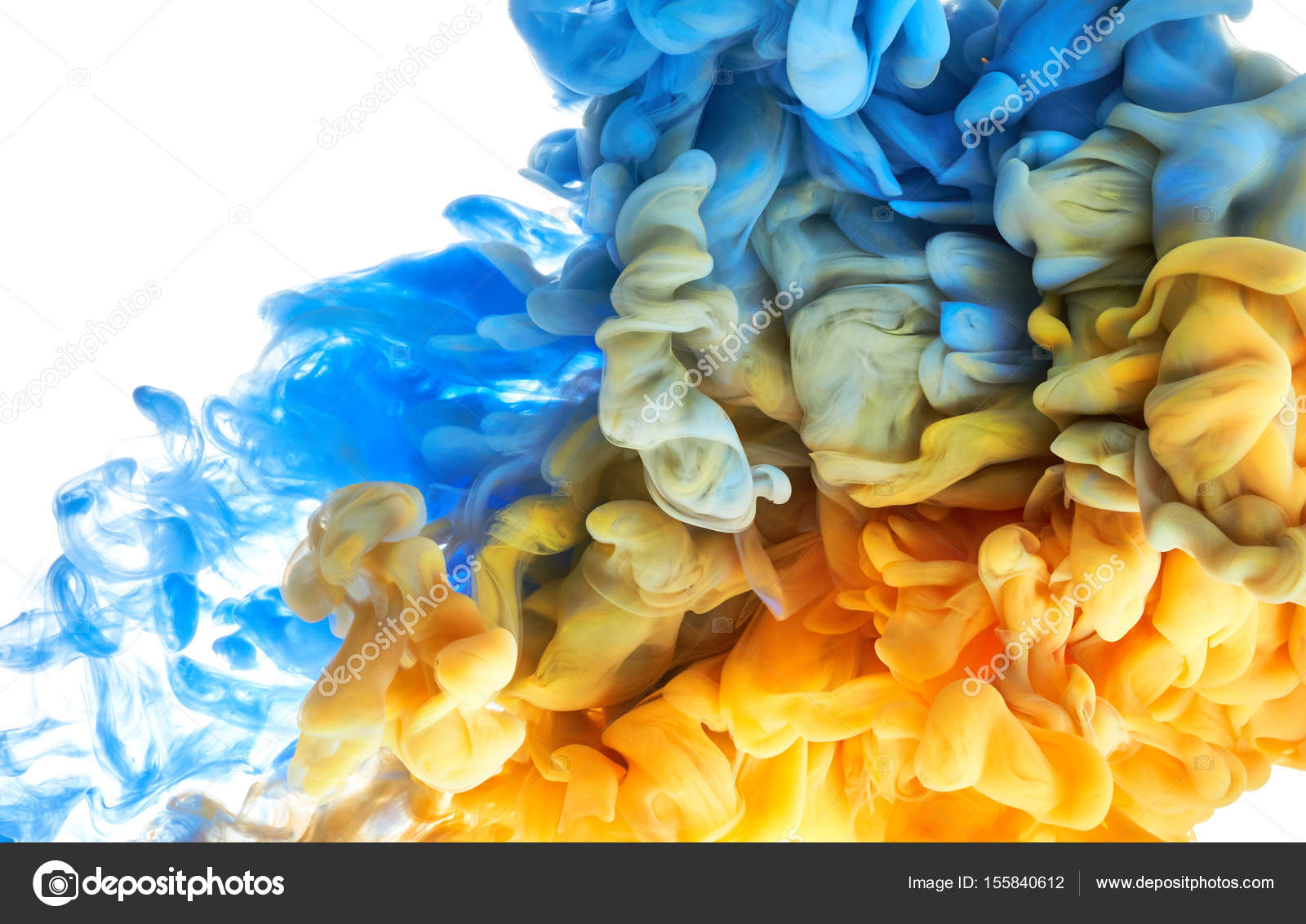 Ink Drops In Water Wallpaper