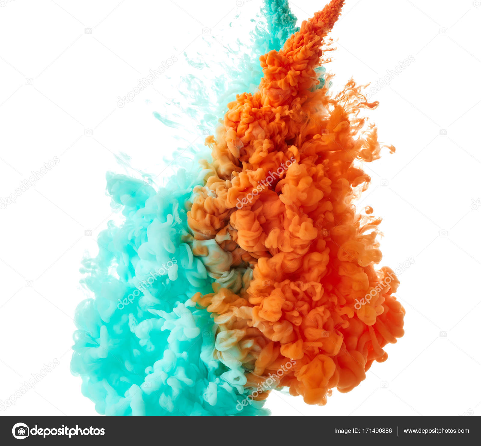 Color drop in water Stock Photo by ©Nik_Merkulov 171490886