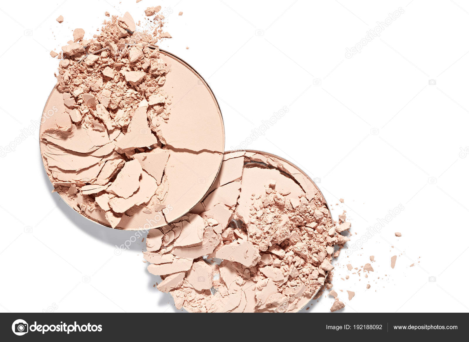 Face Powder Isolated White Background Stock Photo by ©Nik_Merkulov ...
