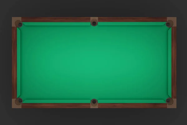 Pool Table Top View