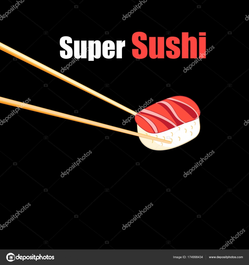 Advertising restaurant poster color from sushi Stock Vector Image by ...