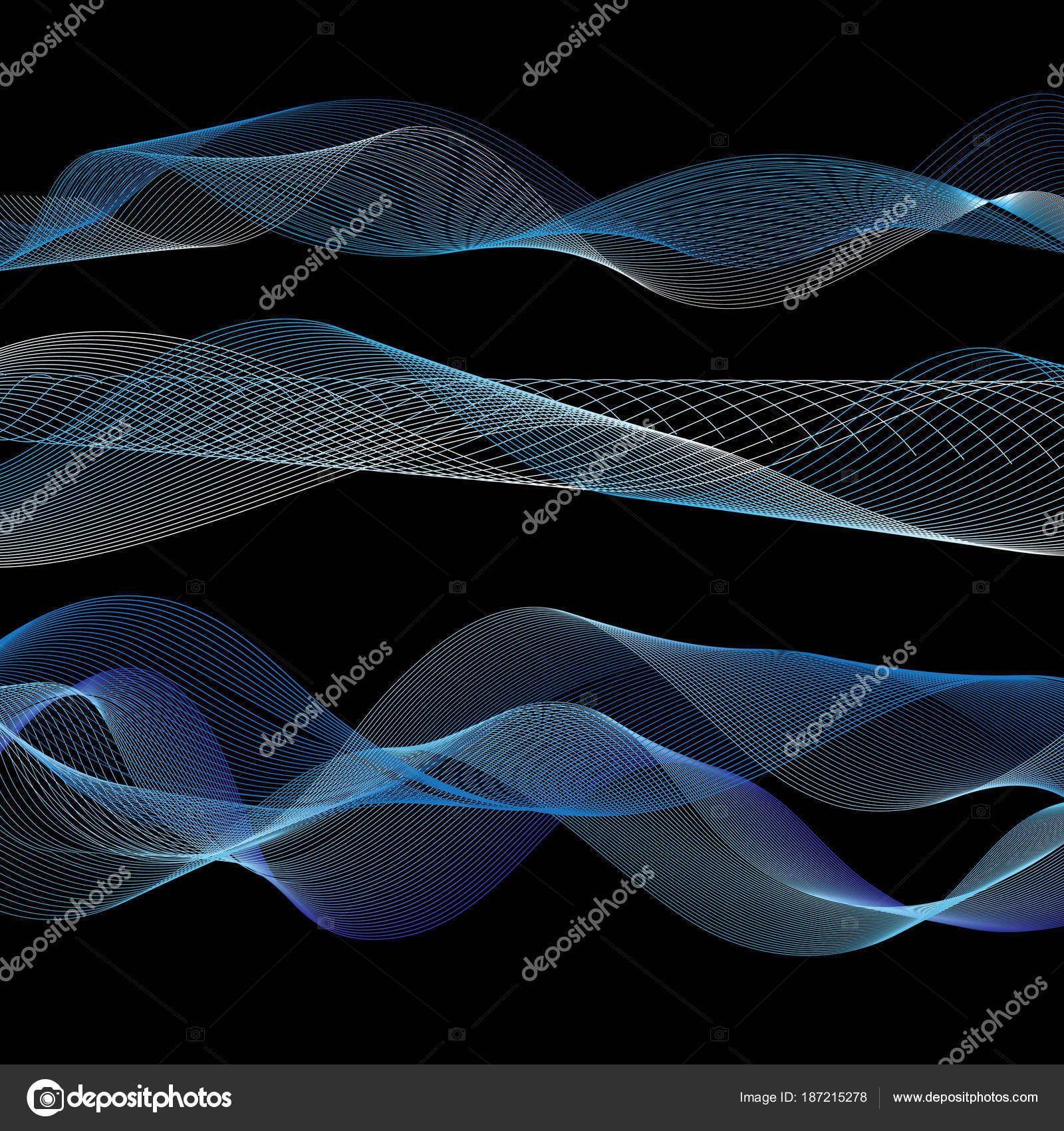 Graphic vector abstract light waves Stock Vector Image by ©tanor #187215278