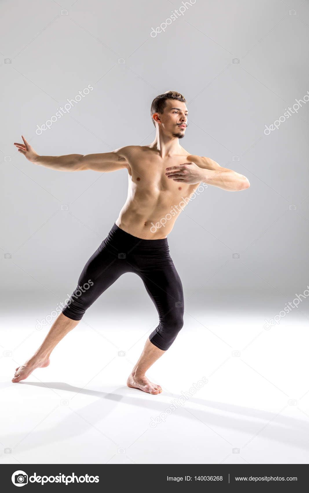 Young man dancing Stock Photo by ©OlgaZakrevskaya 140036268