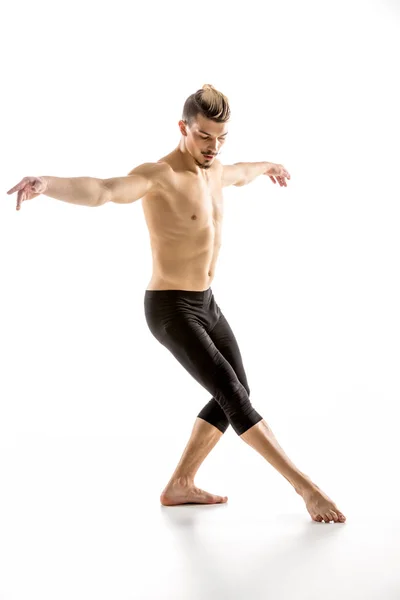 Young man dancing — Stock Photo © OlgaZakrevskaya #140037544