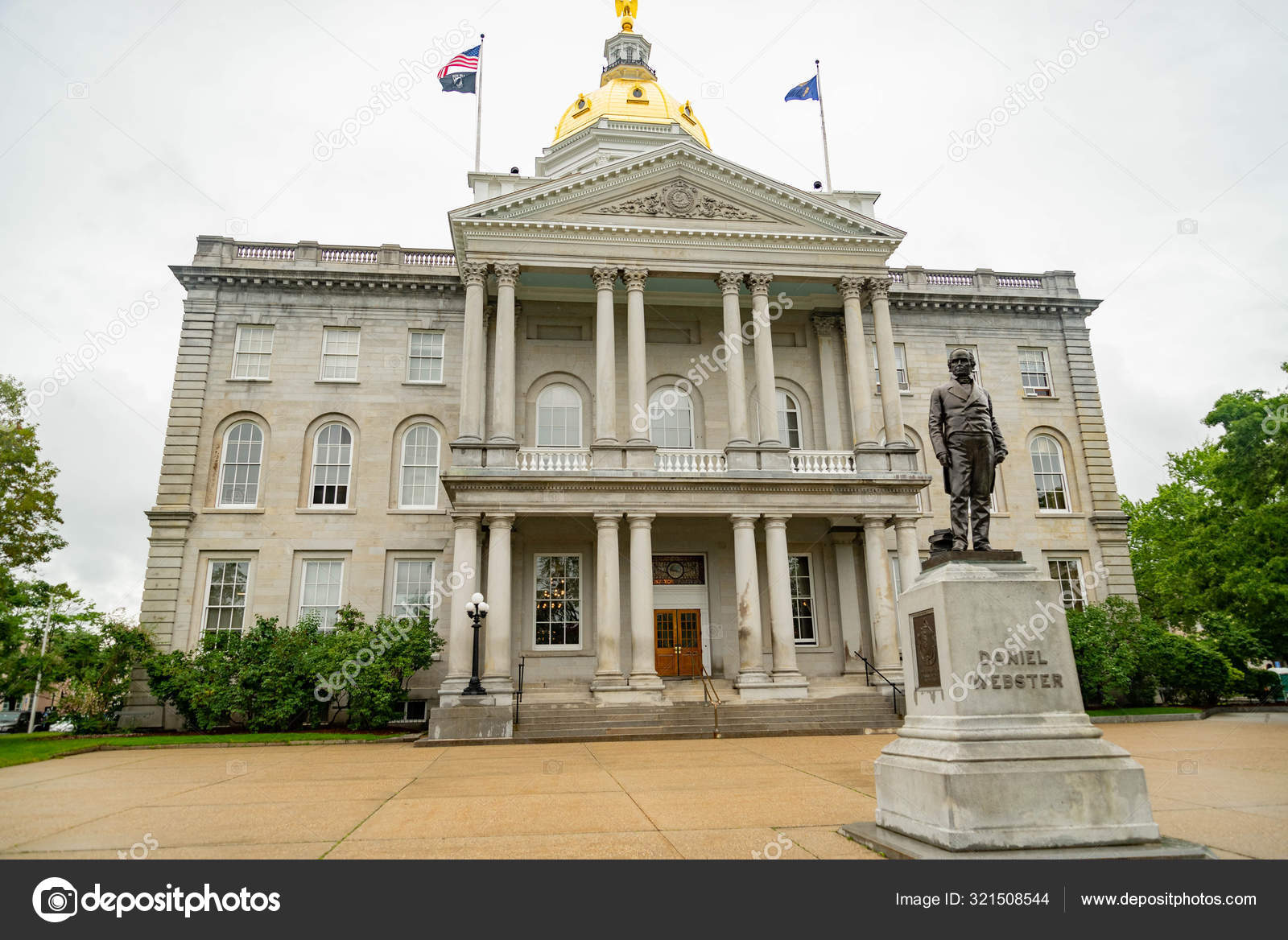 New Hampshire State House capitol building in Concord — Stock Editorial ...