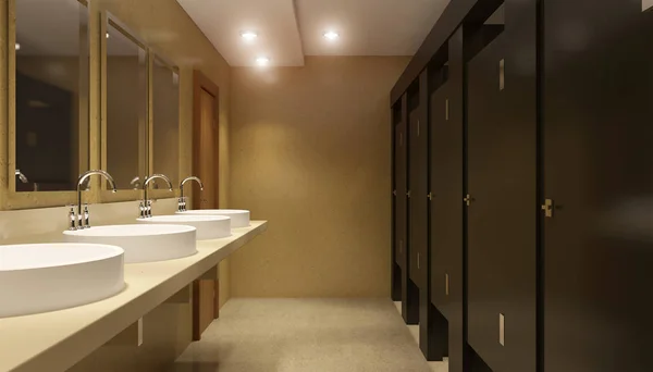 Public restroom render Stock Photos, Royalty Free Public restroom ...