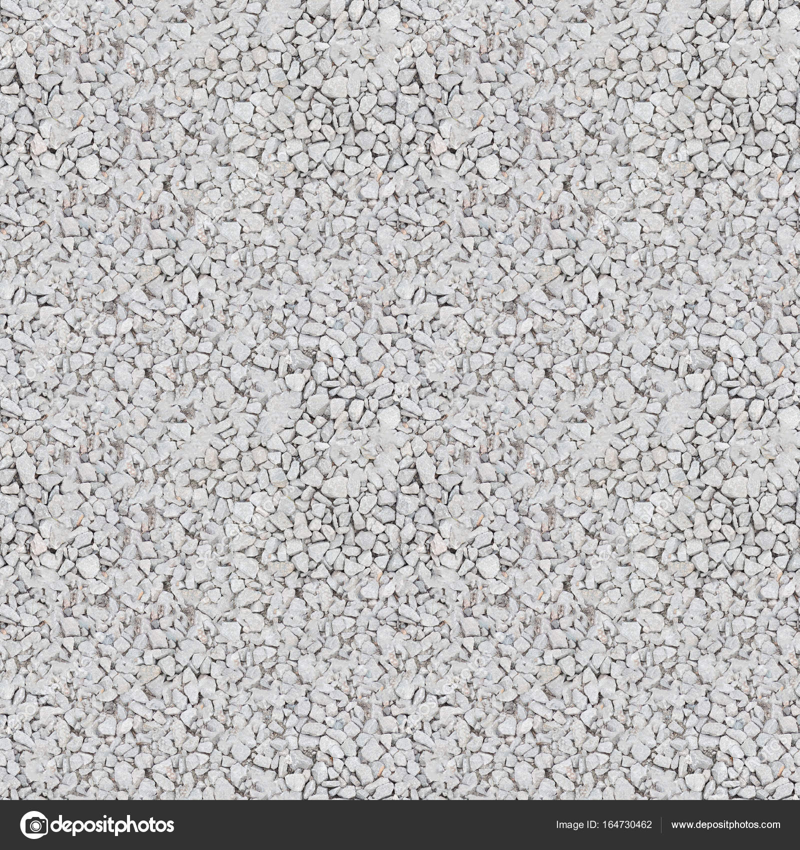White Gravel Texture Seamless