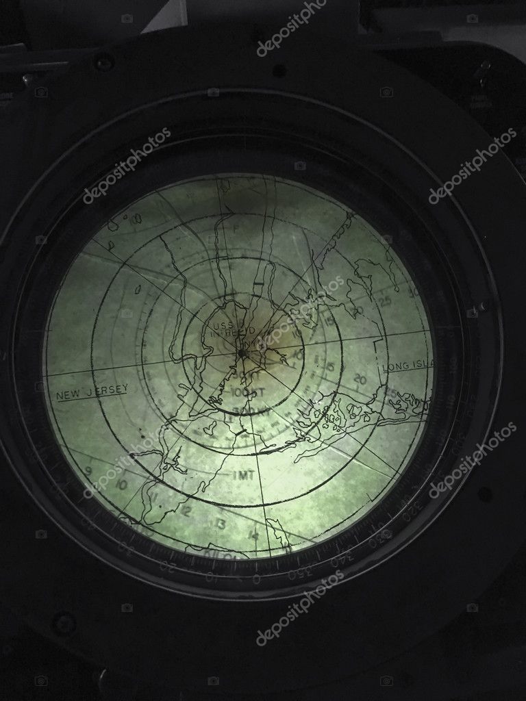 Ships navigation radar screen Stock Photo by ©ActiActi 128610680