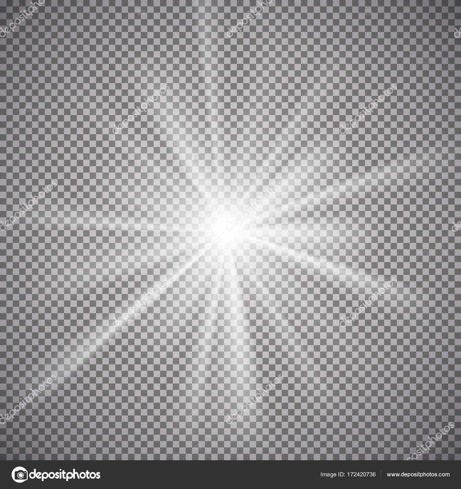 Light effect on transparent background Stock Vector Image by ©majcot ...