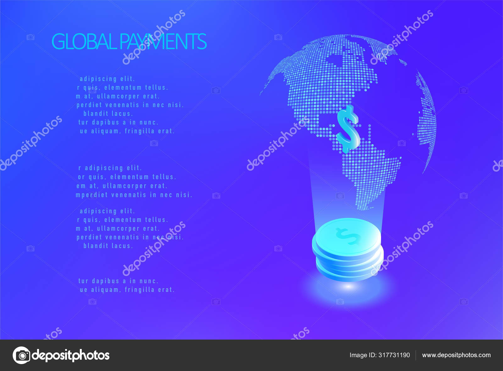 Global Payment System Isometric Information Technologies Money Transfer ...