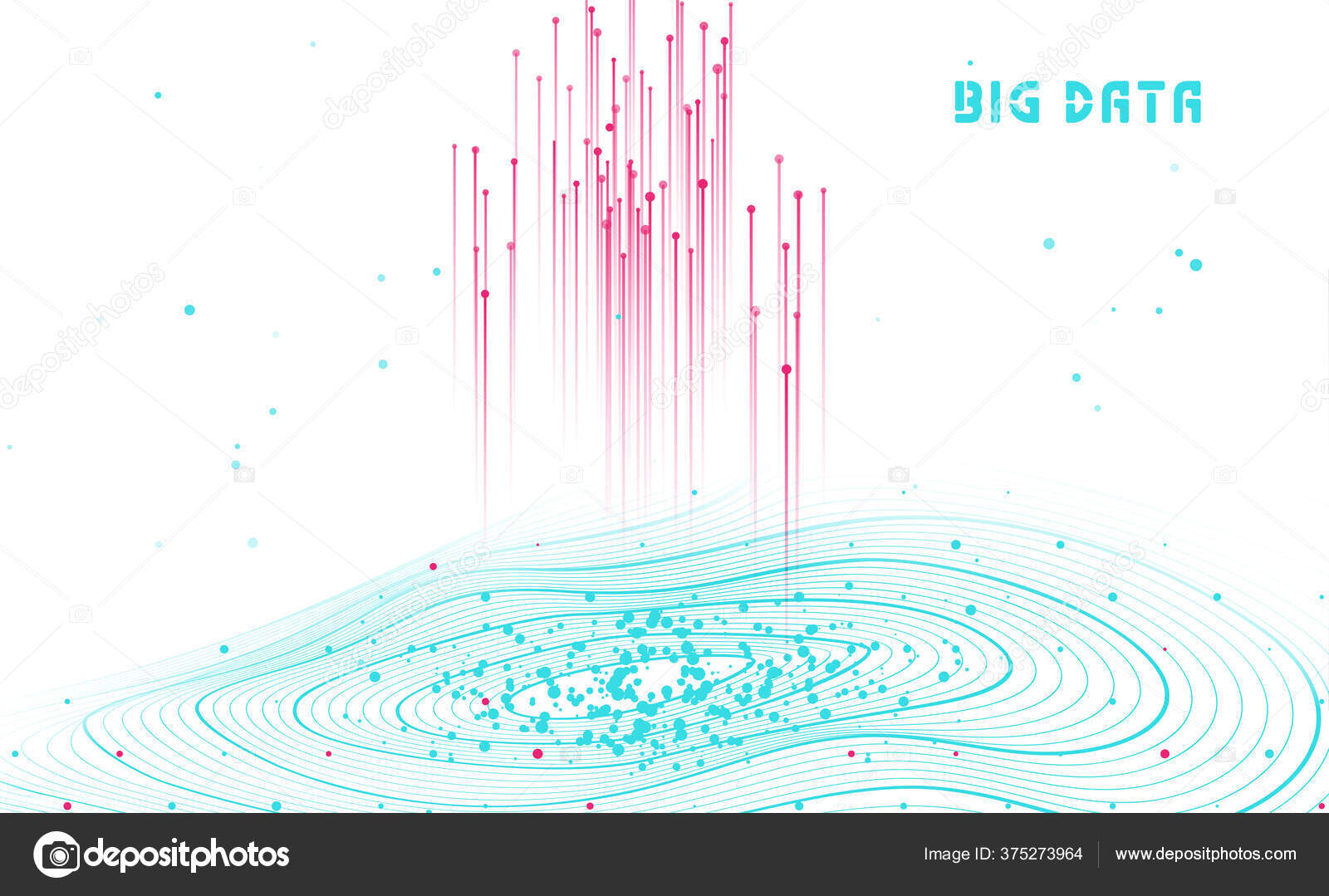 Abstract Infographics Visualization Big Data Code Representation ...