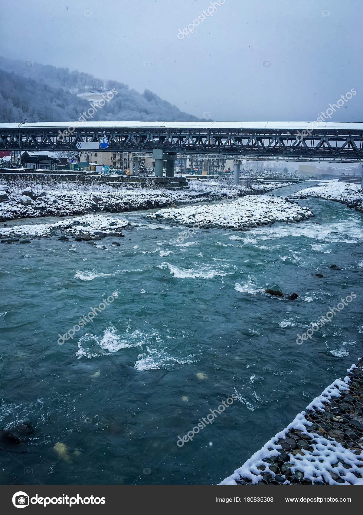 Bridge River Winter — Stock Photo © alenka2194 #180835308