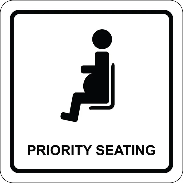 Priority seating icon Vector Images | Depositphotos