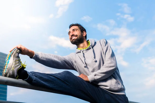 Man warming up for sport - Stock Image - Everypixel