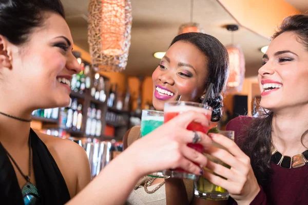 Girls enjoying nightlife in club - Stock Image - Everypixel