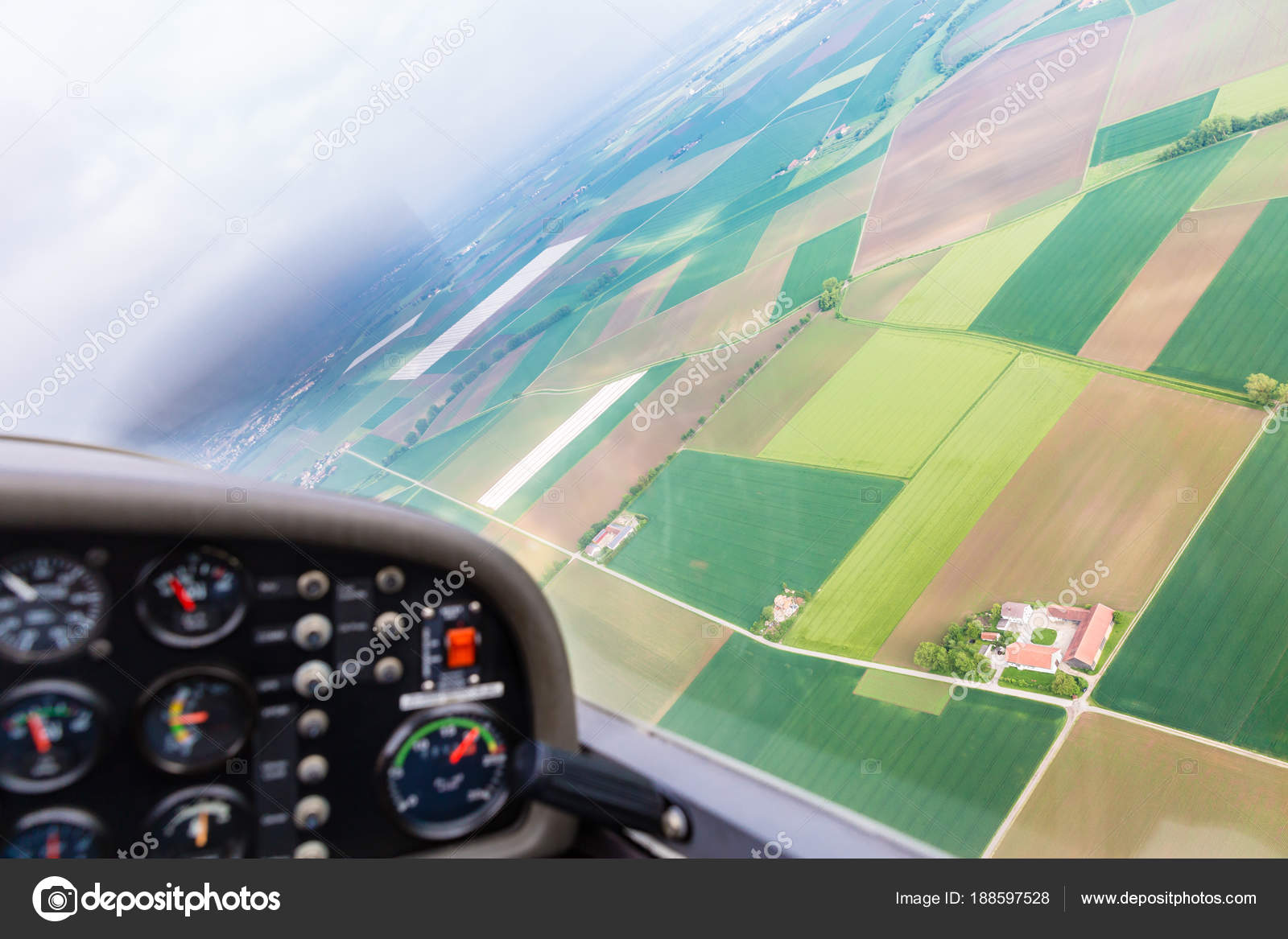 Navigational Instruments Flying Plane Dashboard Stock Photo by ©Kzenon ...