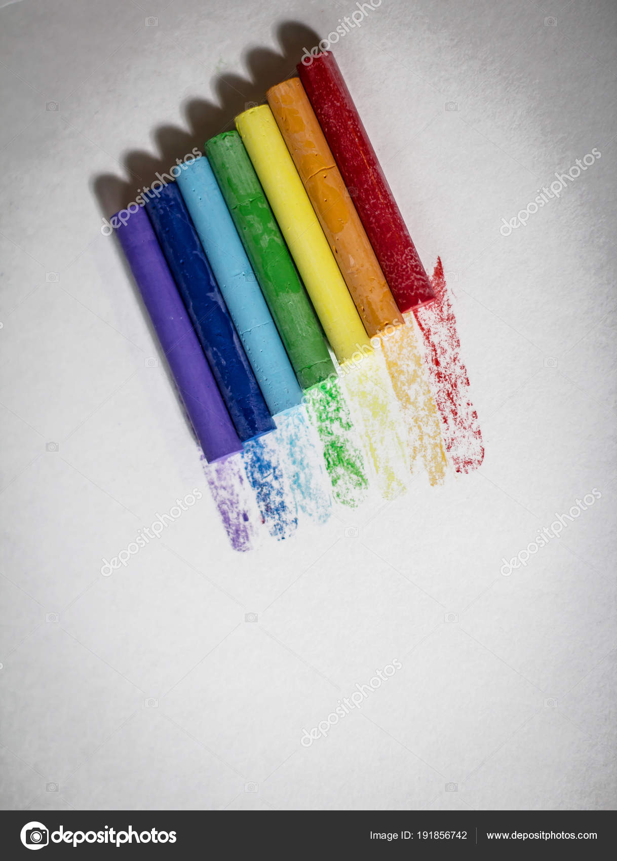Ulticolored crayons for drawing.isolated on a white background — Stock ...