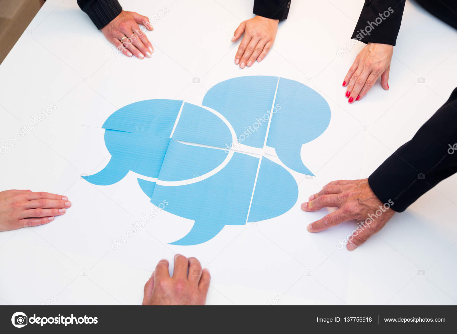 Putting Things Together — Stock Photo © nullplus #137756918