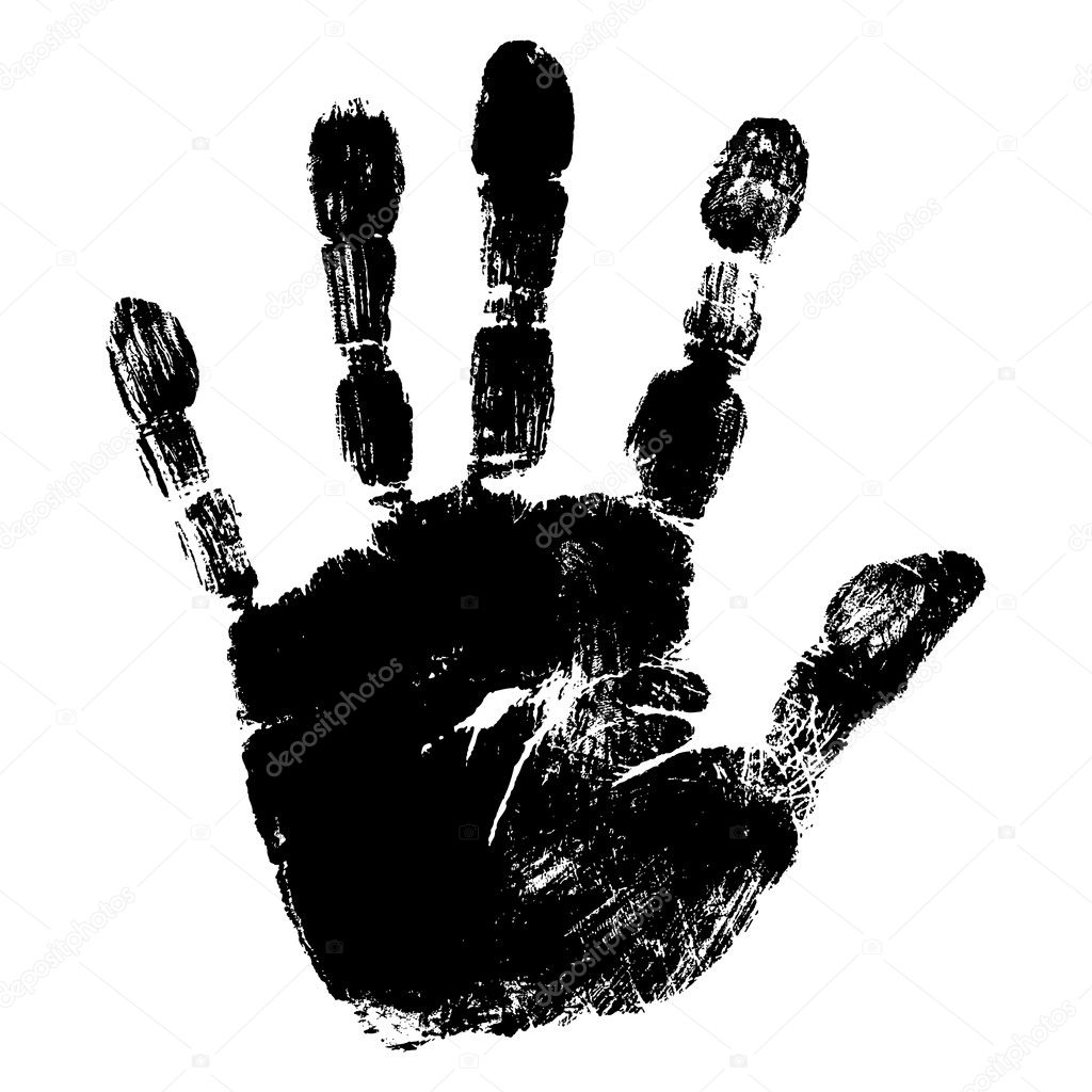 Black human hand Stock Illustration by ©design36 #126575132