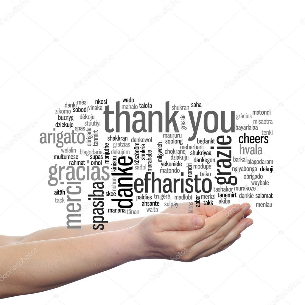 Thank you word cloud Stock Photo by ©design36 126600496