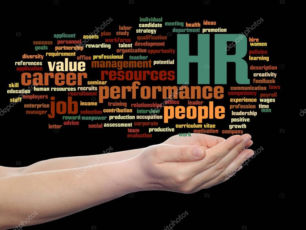 Human resources word cloud — Stock Photo © design36 #129335240