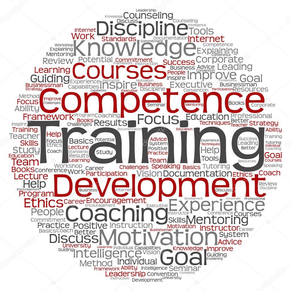 Training circle word cloud Stock Photo by ©design36 129337112