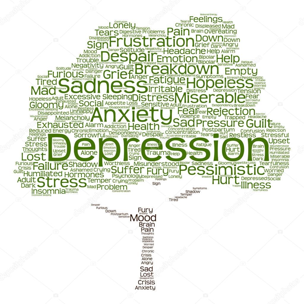Emotional disorder word cloud — Stock Photo © design36 #129340556