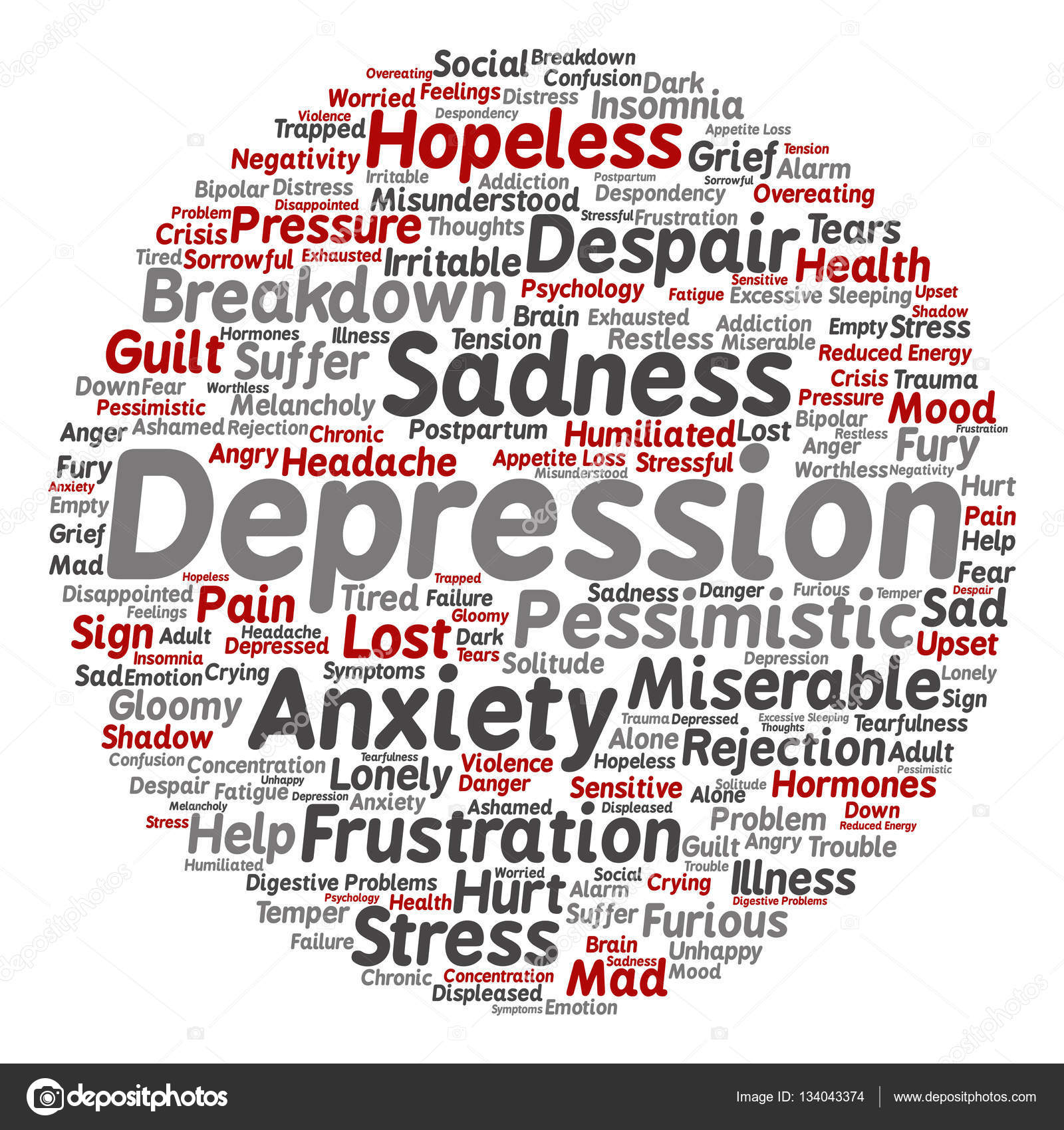 Mental emotional disorder word cloud Stock Photo by ©design36 134043374