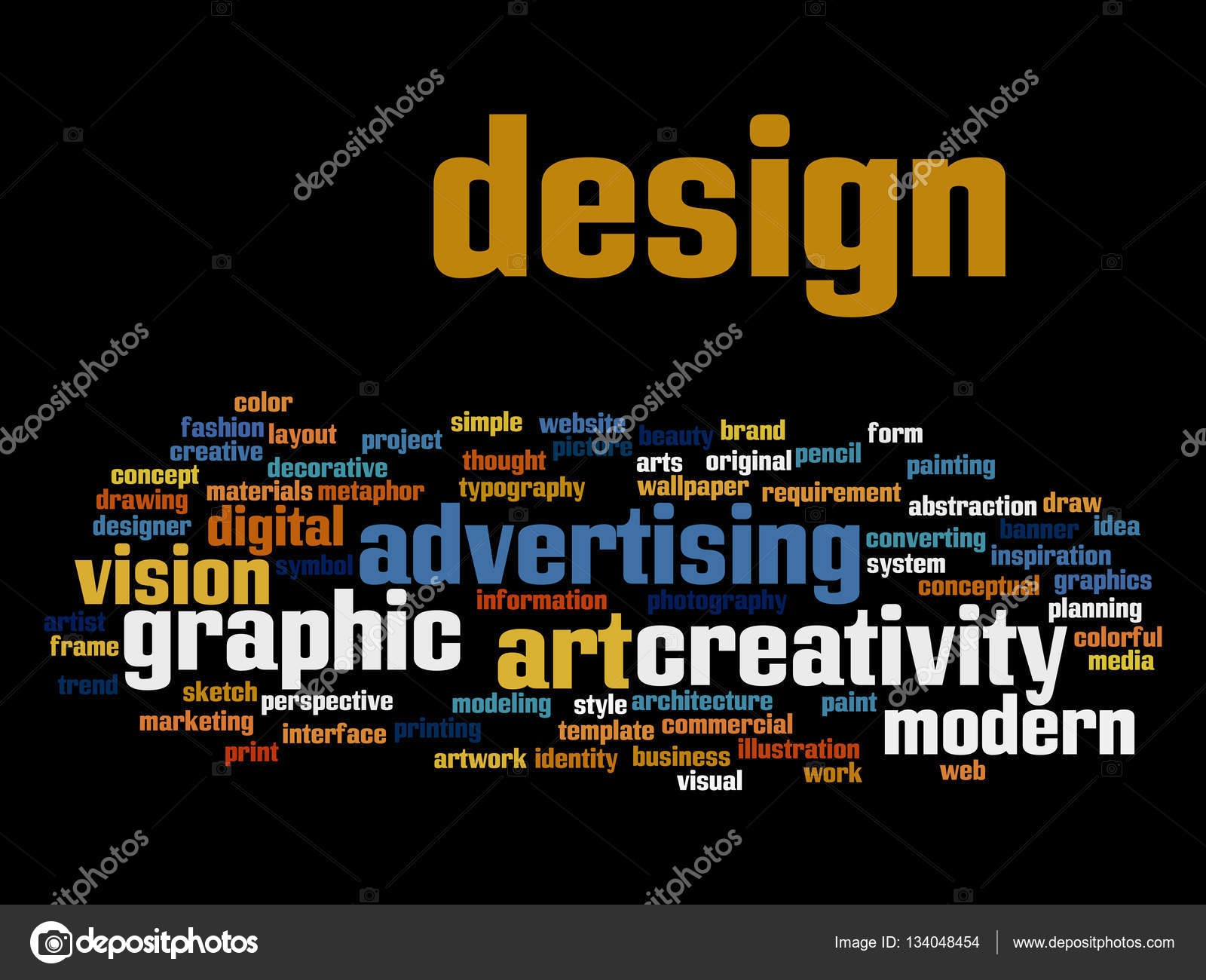 Graphic Design Word Art