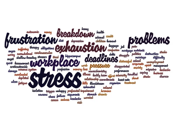 Stress word cloud Stock Photos, Royalty Free Stress word cloud Images ...
