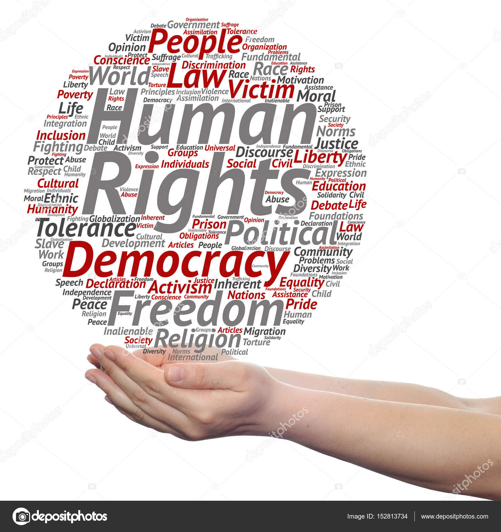 Cloud of words human rights — Stock Photo © design36 #152813734