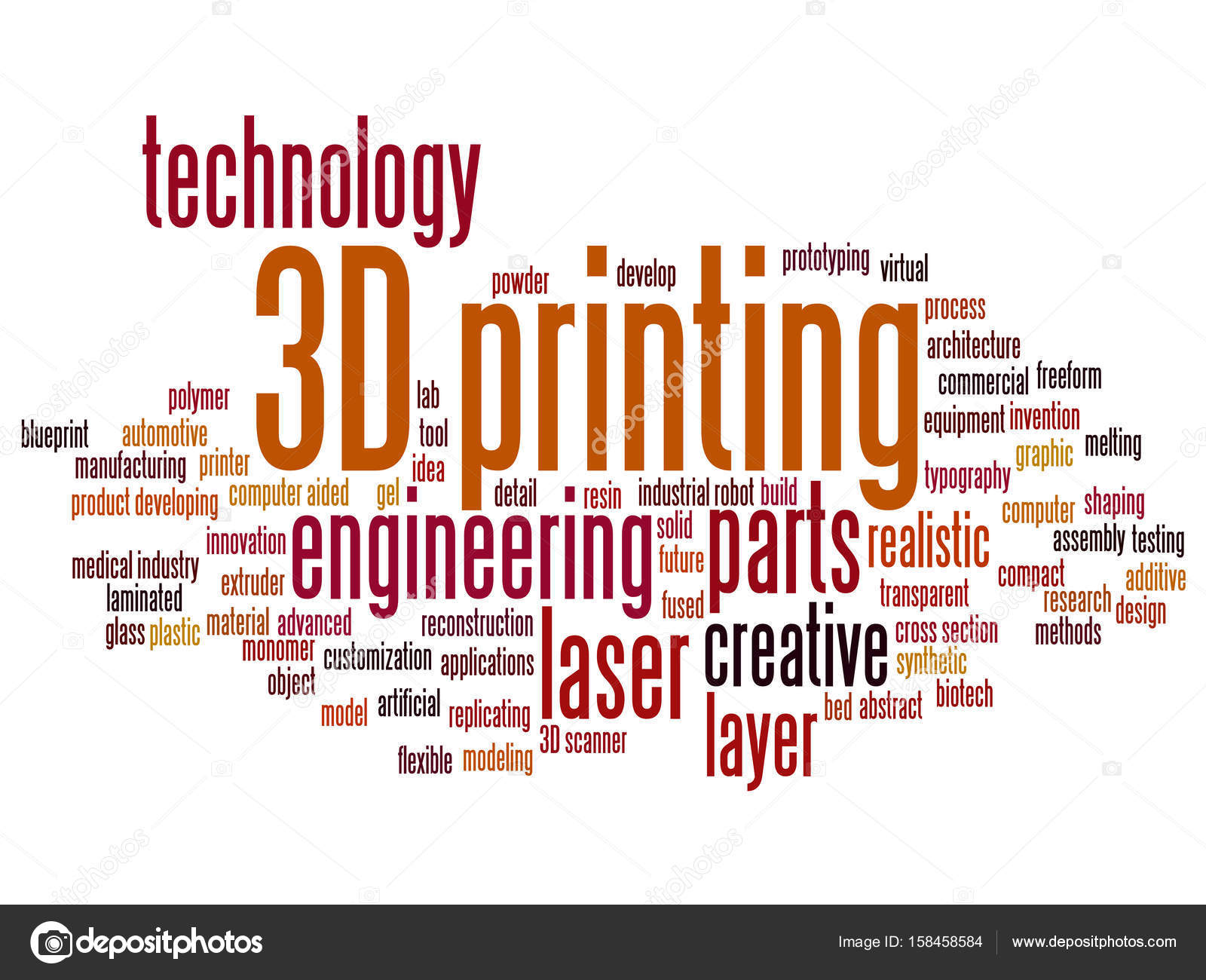 abstract word cloud composition — Stock Photo © design36 #158458584