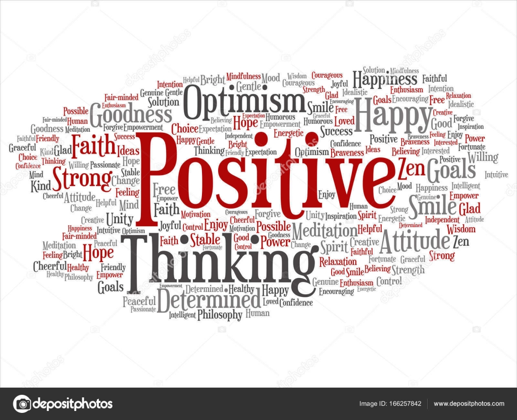 Positive thinking word cloud Stock Vector Image by ©design36 #166257842